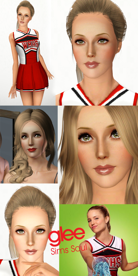Dianna Agron / Quinn (Glee) - Sims 3 - Sims Soul - Novedades de Los Sims 4