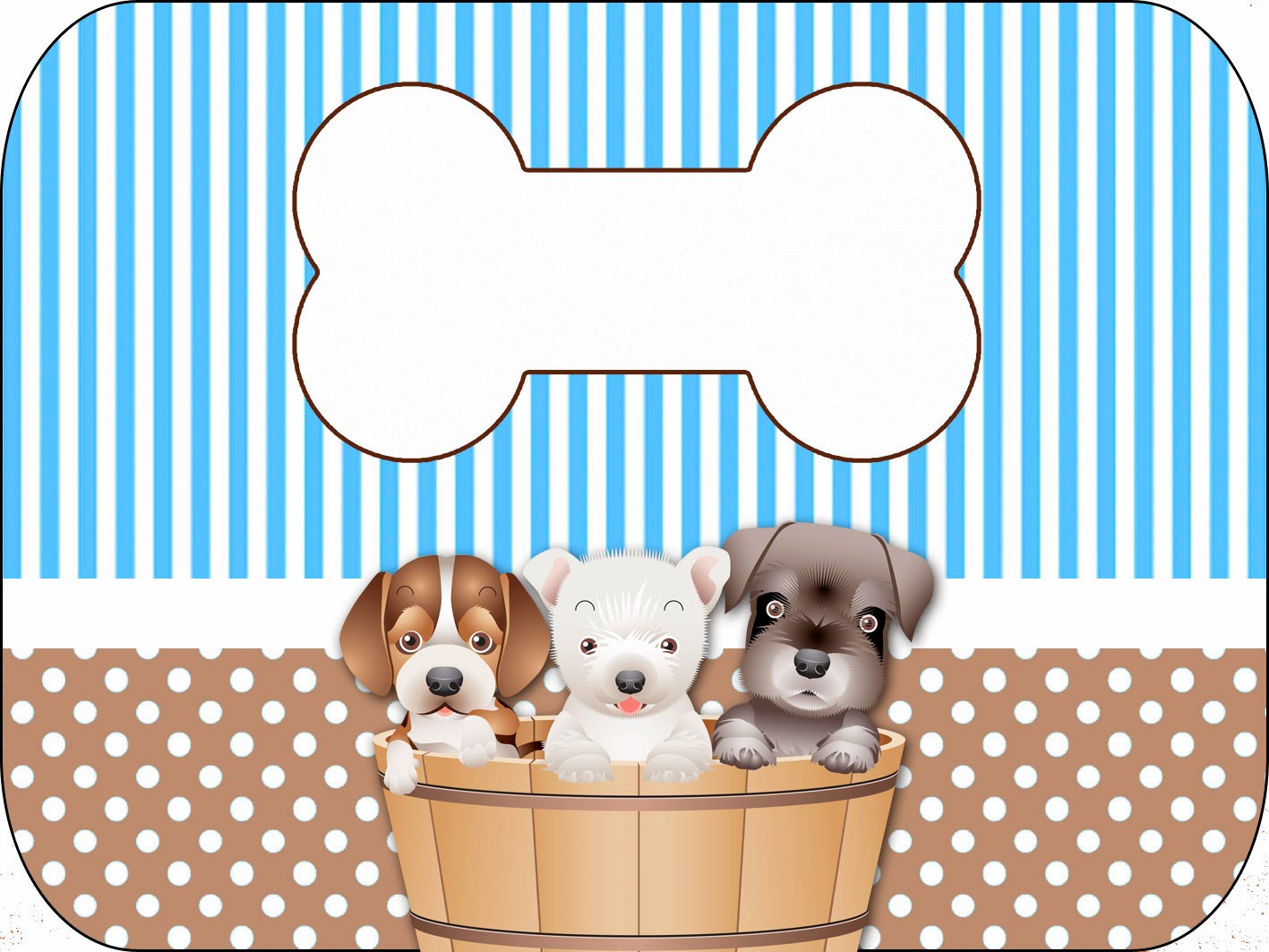 Cute Dogs Free Printable Candy Bar Labels. - Oh My Fiesta! in english