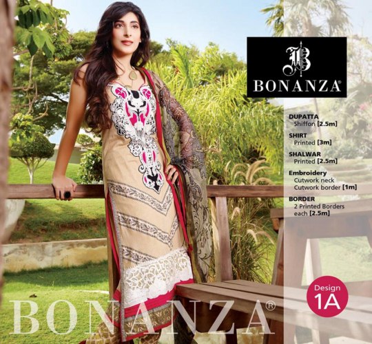 Bonanza Garments New & Stunning Eid Collection 2013