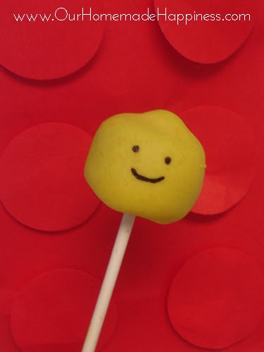 Our Homemade Happiness: How to Make Natural LEGO Cake Pops