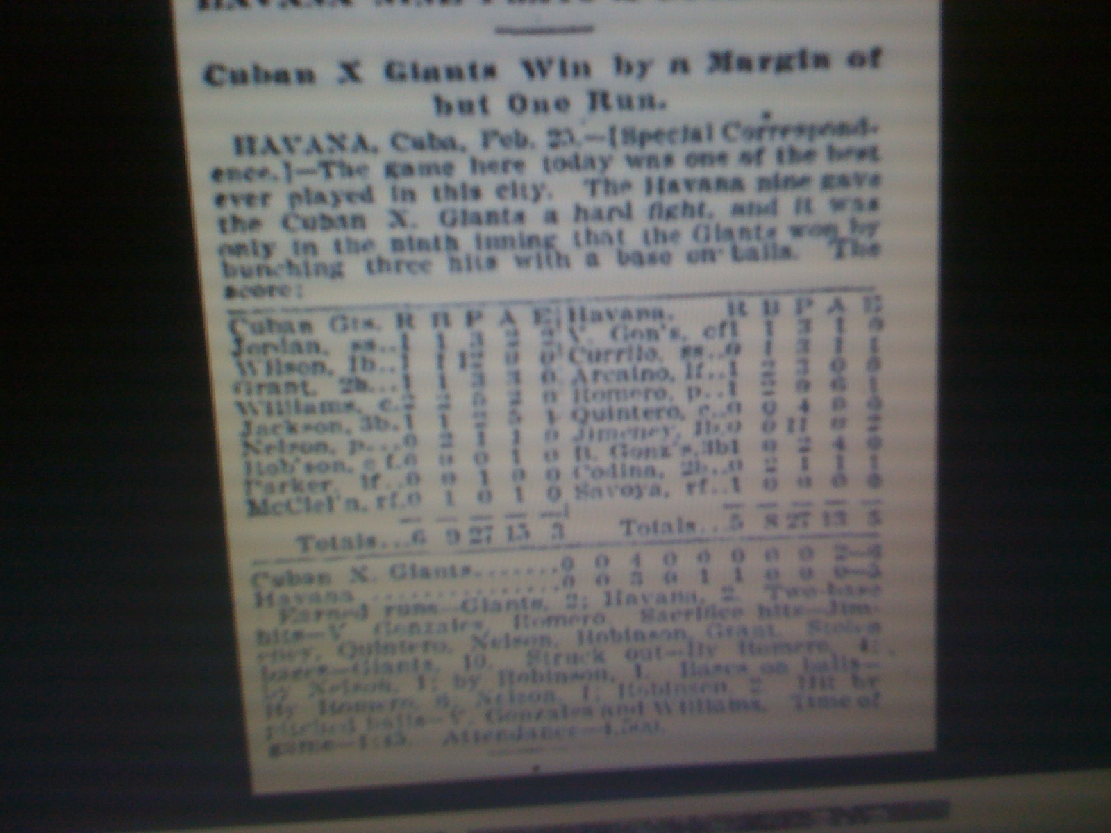 THE BLACK SOCIAL HISTORY:: THE CUBAN X-GIANTS WERE AN AFRICAN AMERICAN ...