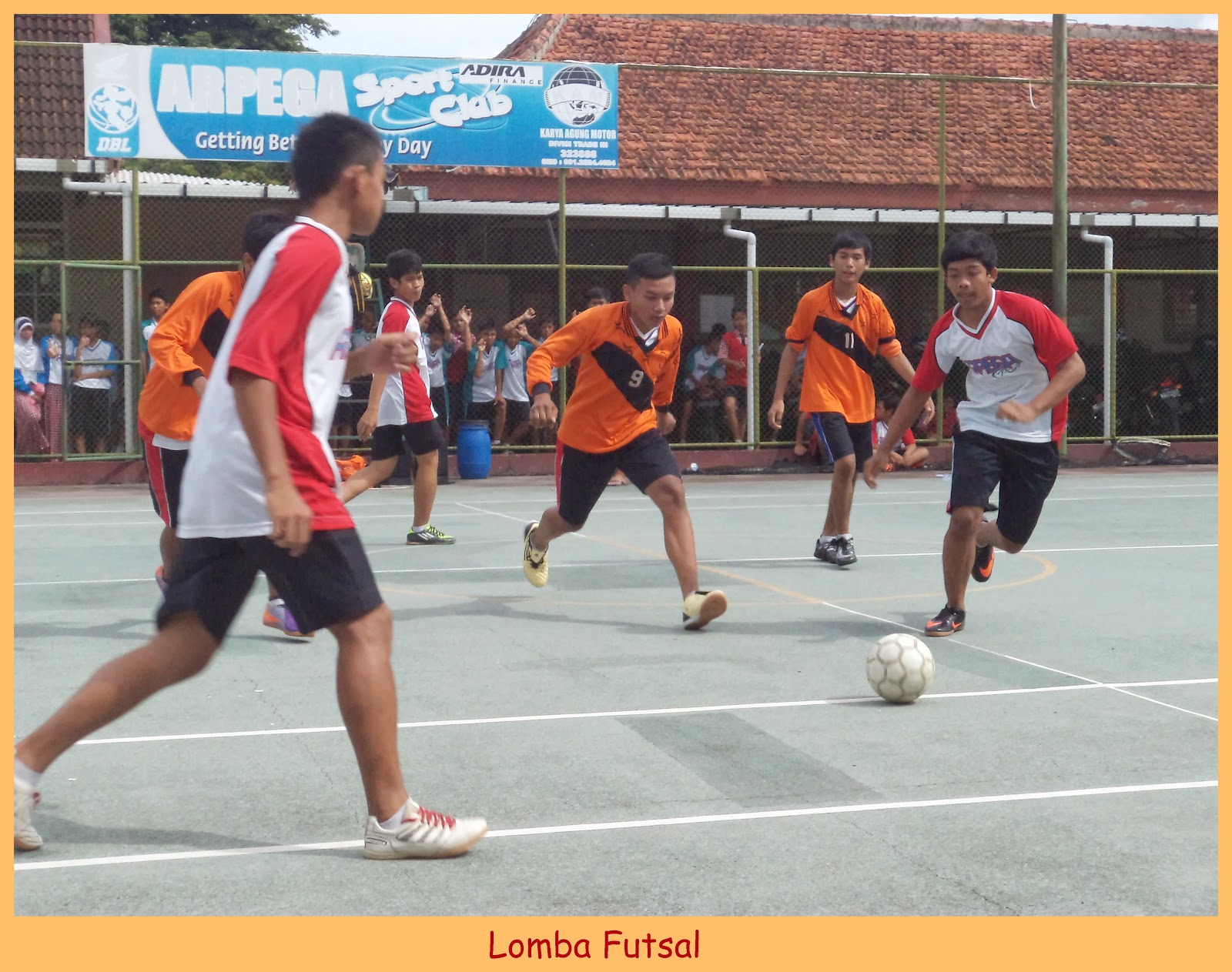 Panas Teriknya Saat Lomba Futsal