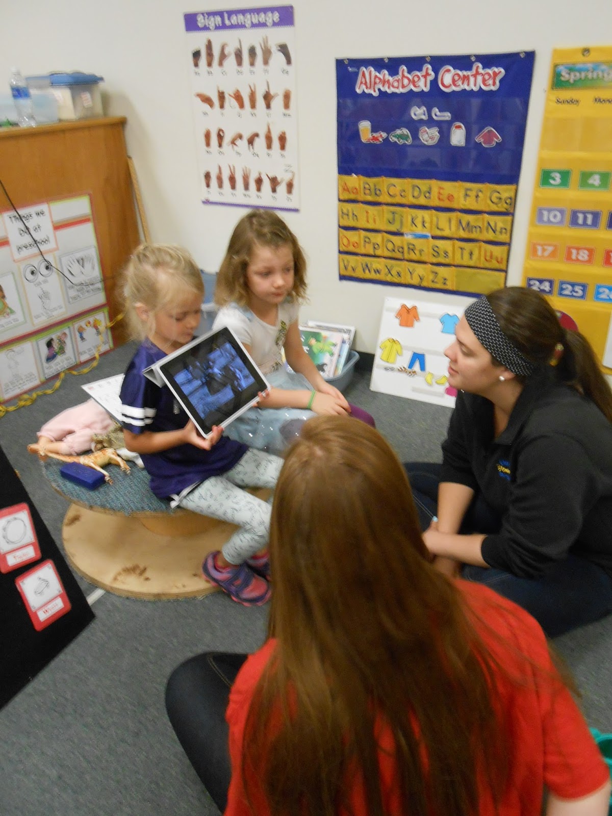 Hesston College Preschool: switching roles