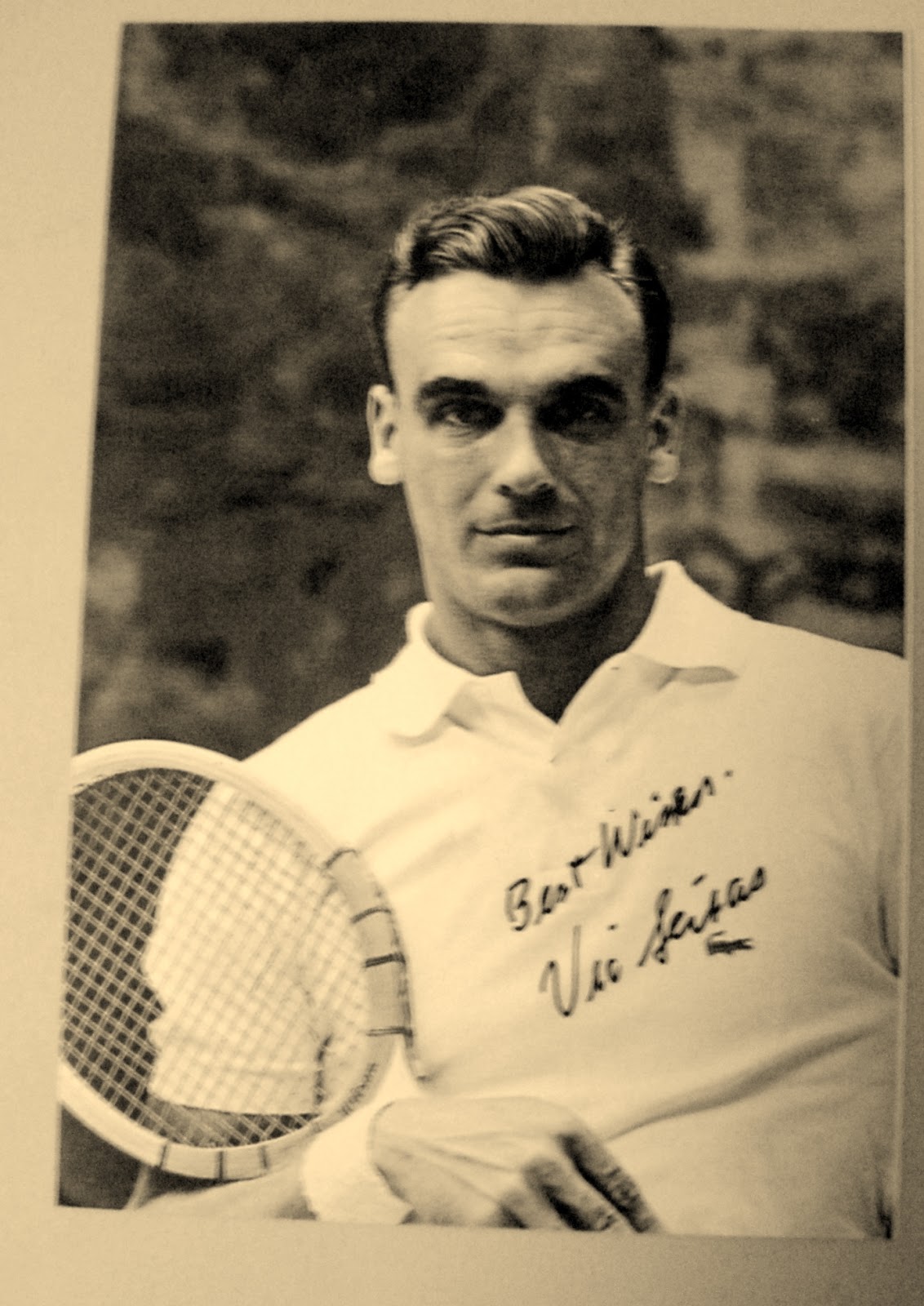 Autograph VIP: Success 2013: Vic Seixas, American former tennis player ...