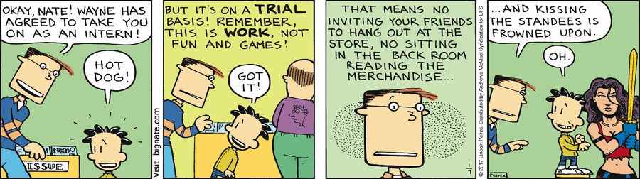 Kleefeld on Comics: On Strips: Big Nate, Comics Intern