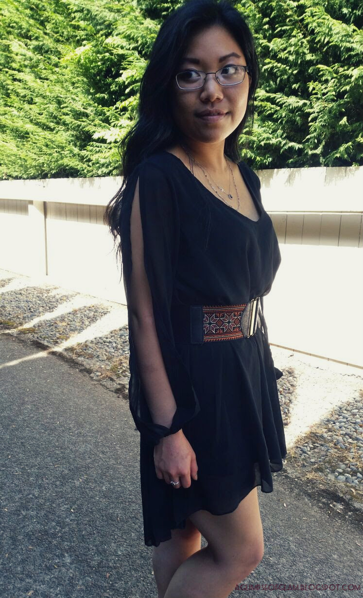 OOTD Inspo: Boho-Chic LBD with Slit Sleeves ft. Banggood - A Glimpse of ...
