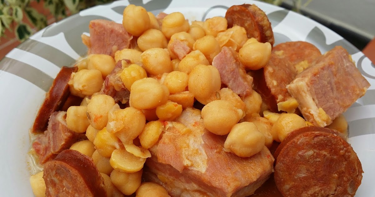 Luzmary y sus recetas caseras: GARBANZAS COMPUESTAS(cocina tradicional)