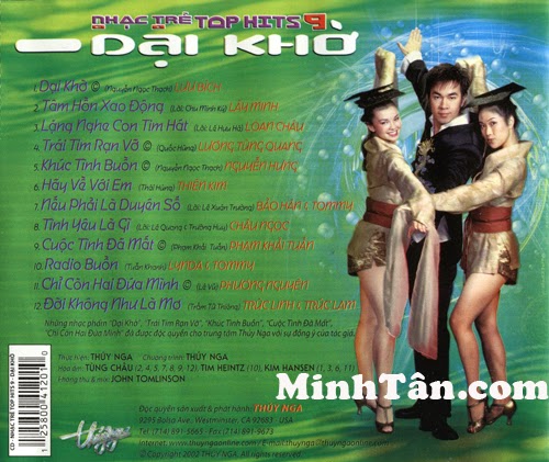 Thúy Nga CD 258 - VA - Top Hits 9 (Dại Khờ) ~ Cover Nhạc Việt