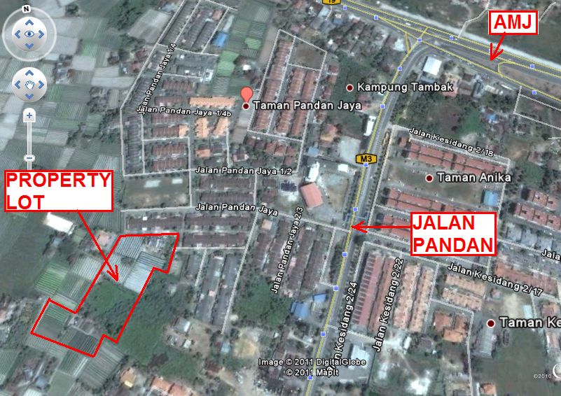 HOUSE IN MALAYSIA: Land : Taman Pandan Jaya