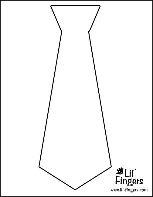 Shirt And Tie Coloring Page Coloring Pages