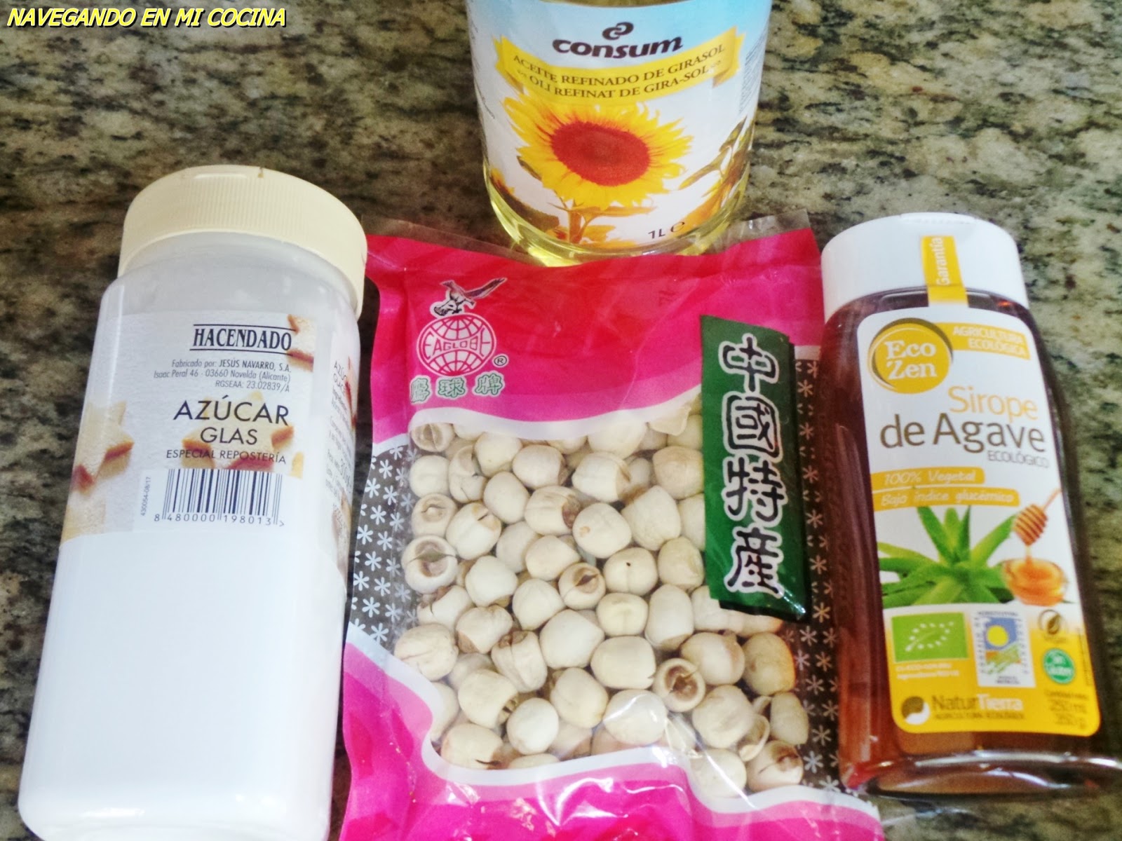 Navegando en mi Cocina: PASTA DE SEMILLAS DE LOTO