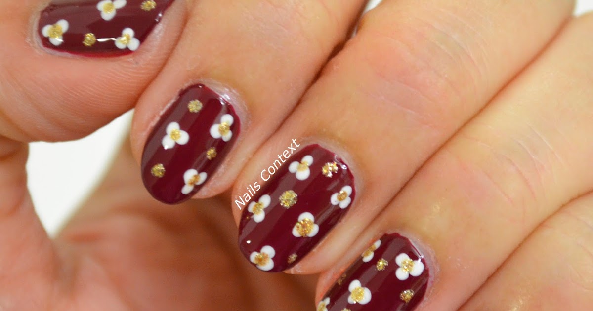 Nails Context: Fall Florals