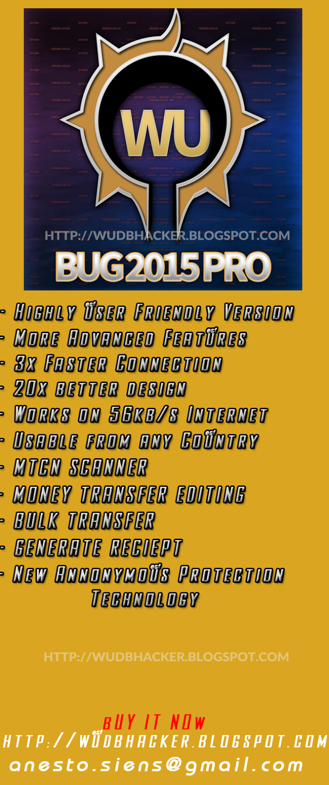 WESTERN UNION DATABASE HACKER || WUBUG: WESTERN UNION BUG VERSION 2015 ...