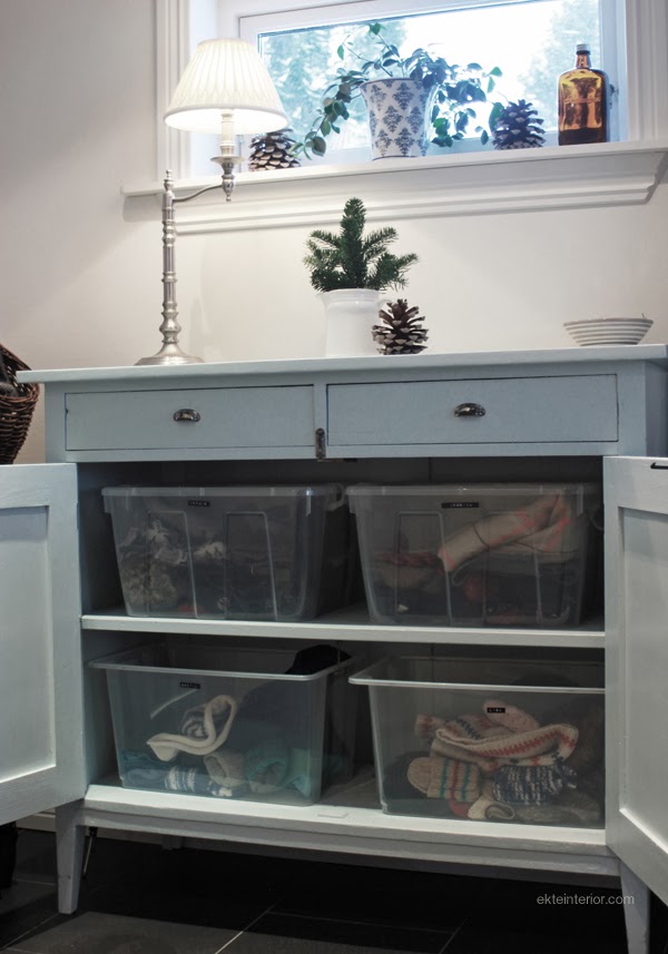 EKTE INTERIØR: Gamle møbler og omorganisering