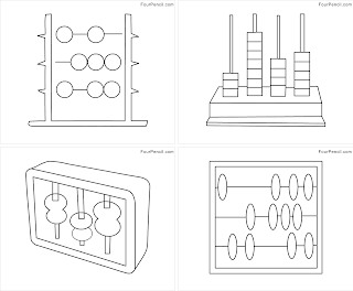 Four Coloring: Free printable Abacus coloring pages for kids