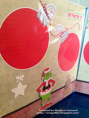 ~ Marilyn's Crafts ~: Grinch Scrapbook Layout