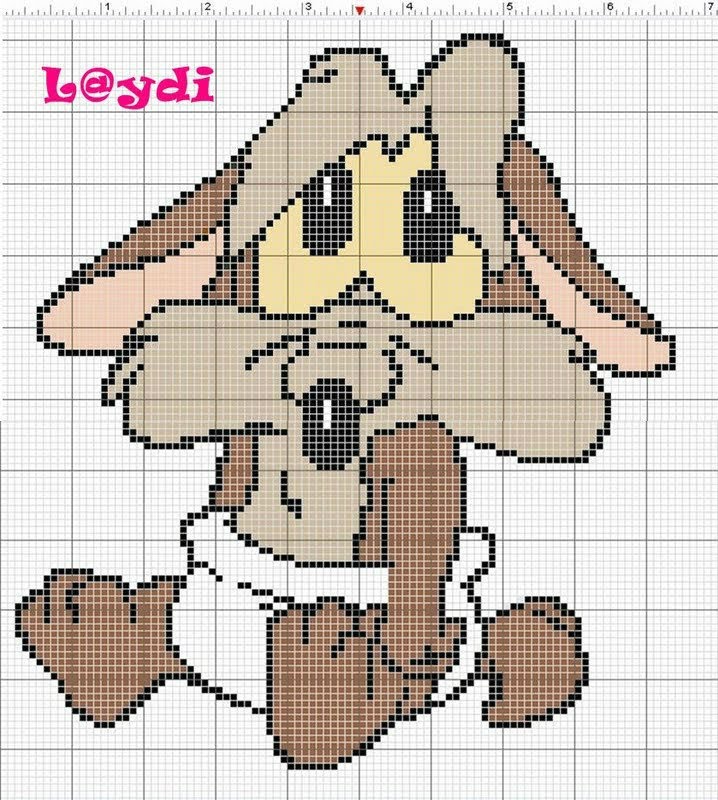 Bugs Bunny Bead Sprites on Pinterest | Perler Beads, Bugs Bunny and ...