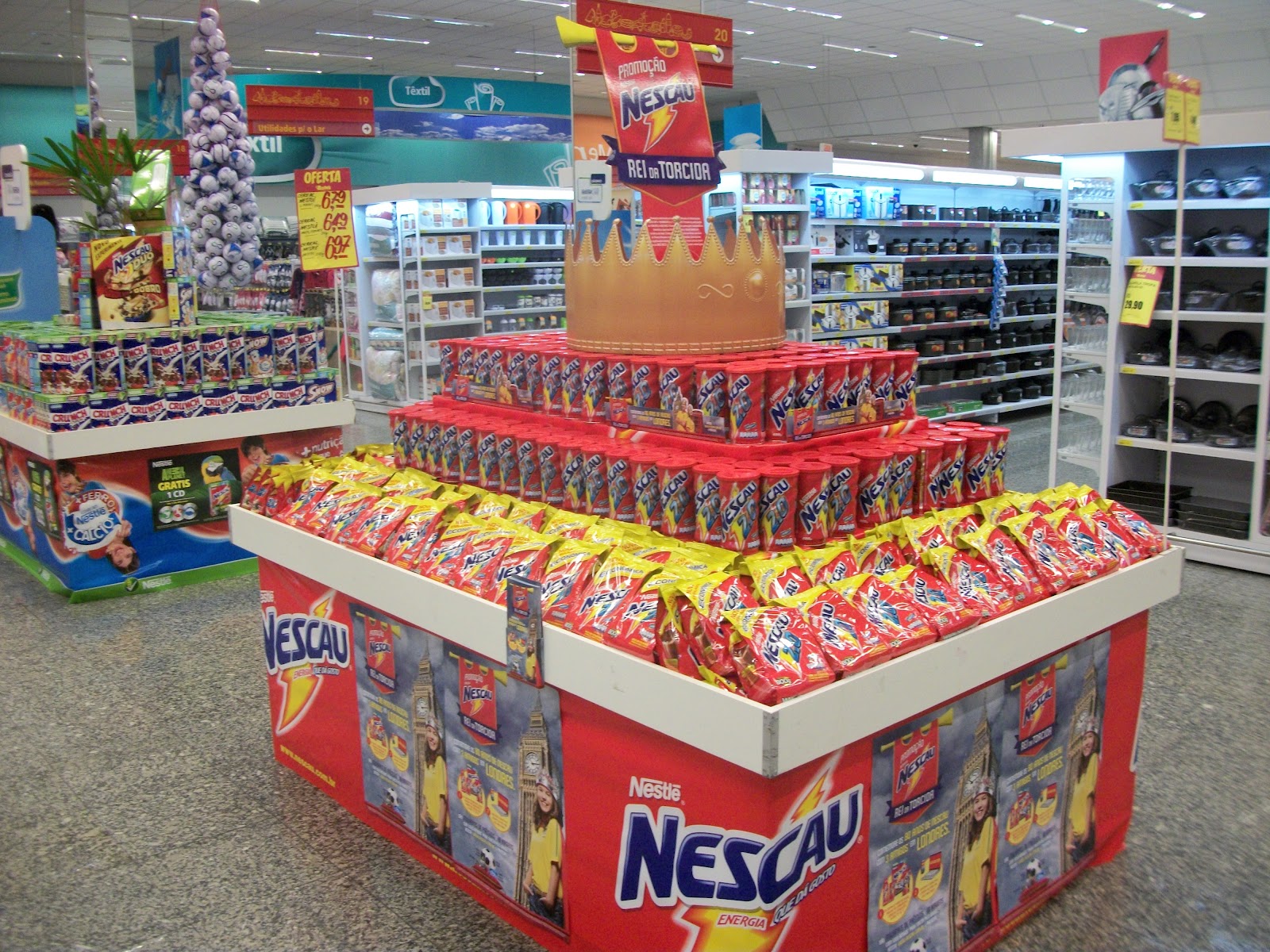 Merchandising Nestlé: Nescau - Rei da Torcida