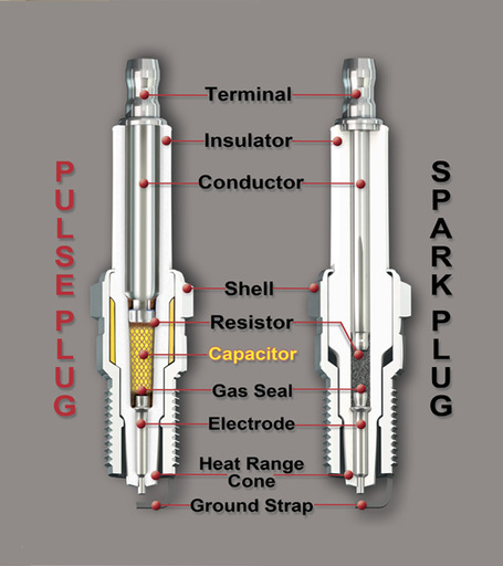 Mechanical World: Pulse plug - A new kind of spark plug.