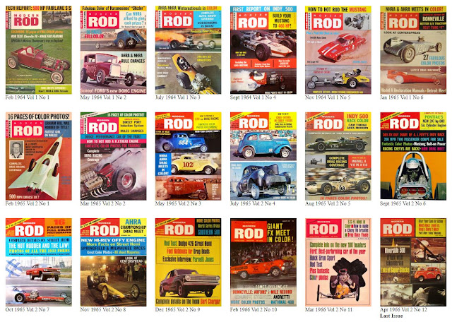 Just A Car Guy: All the covers of Modern Rod Magazine