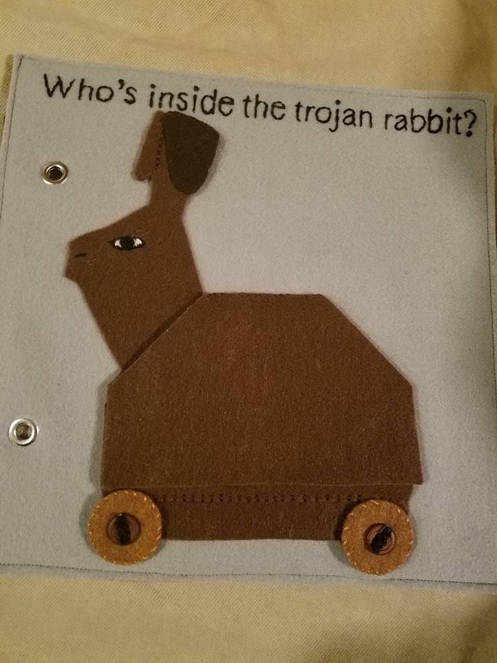 The Craft Subversive: Monty Python Holy Grail Busy Book