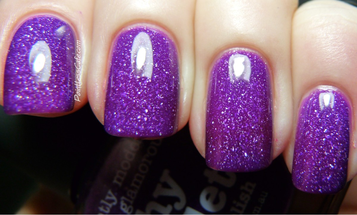 piCture pOlish Shy Violet - Swatches and Review | Pointless Cafe