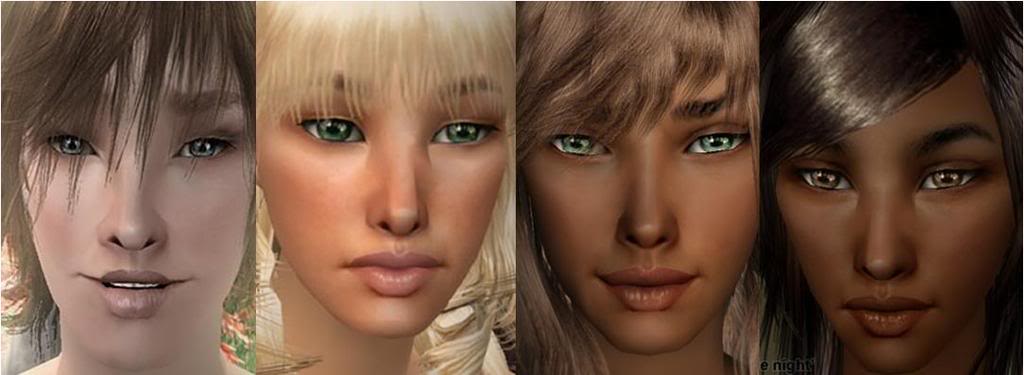 The Sims 2 Face: Peles Default