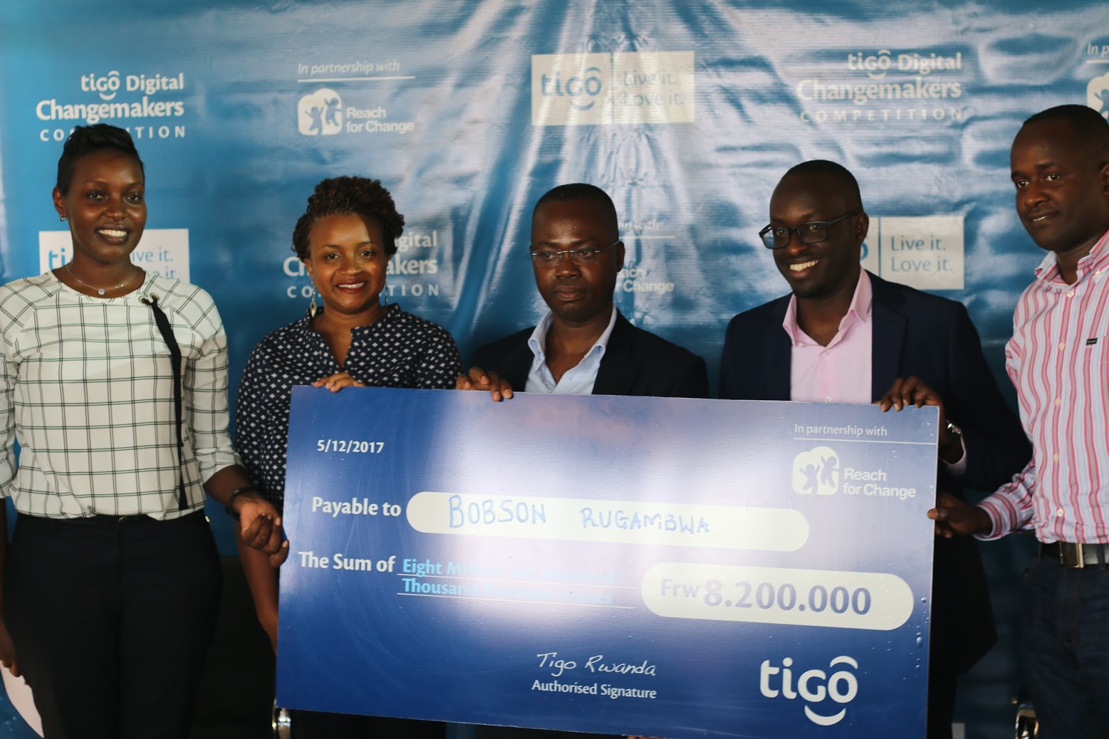 Tigo Rwanda/Blog: Three win Frw 8.2 million as Tigo Rwanda, Reach for ...