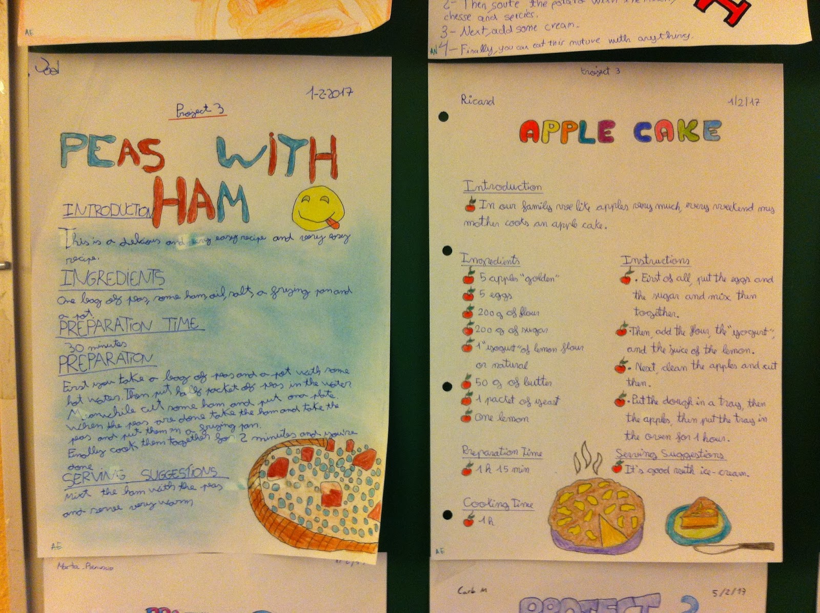 11 September School: Year 6 - Project 3: A recipe