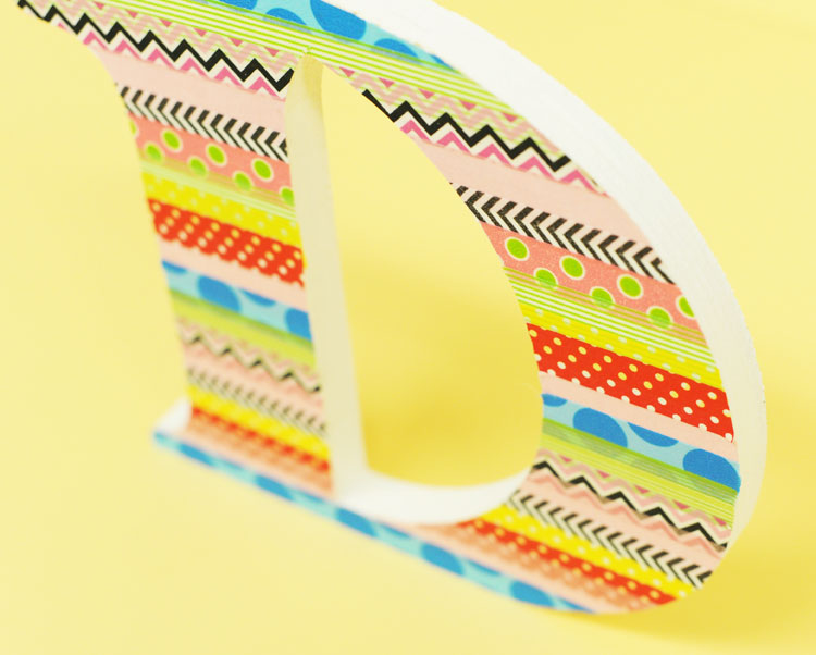 Ben Franklin Crafts and Frame Shop: Washi Tape Letter