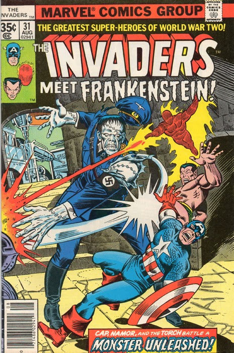 Bloody Pit of Rod: The Invaders comic book covers
