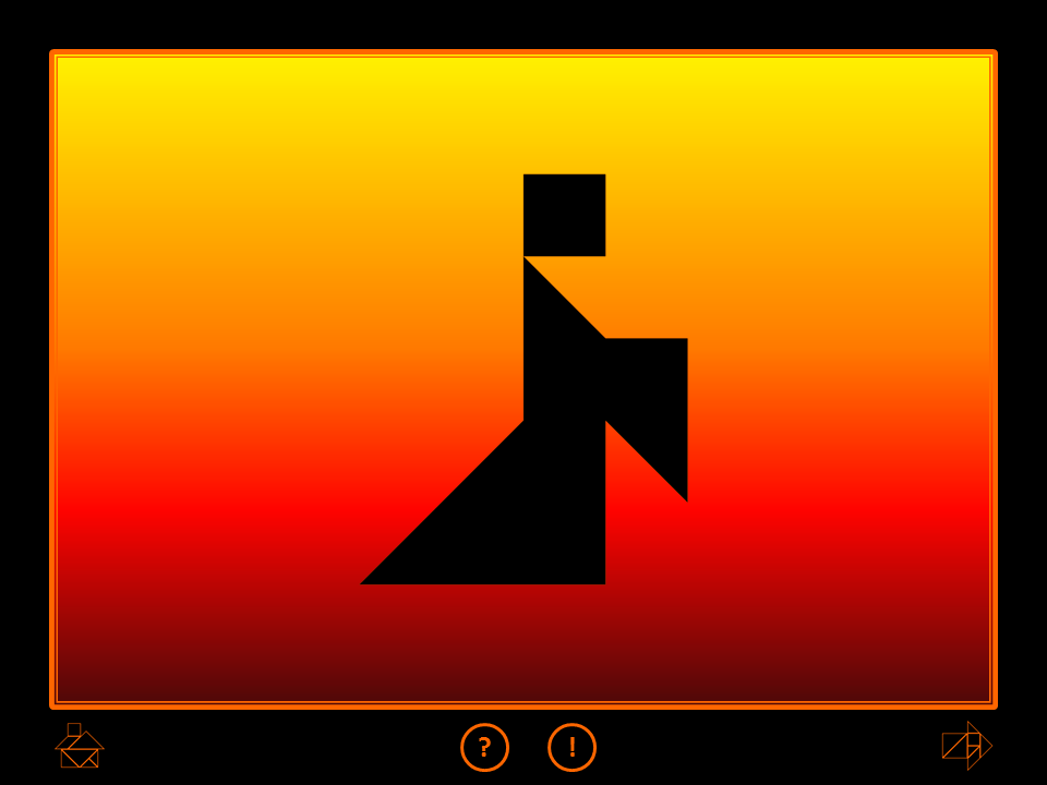 Colorful Tangrams: Halloween - Tangram Patterns