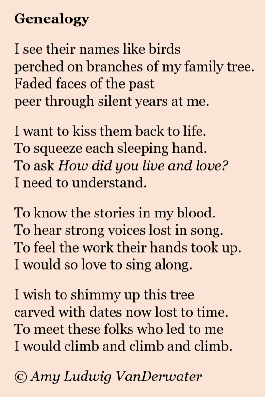 Family Tree Poems