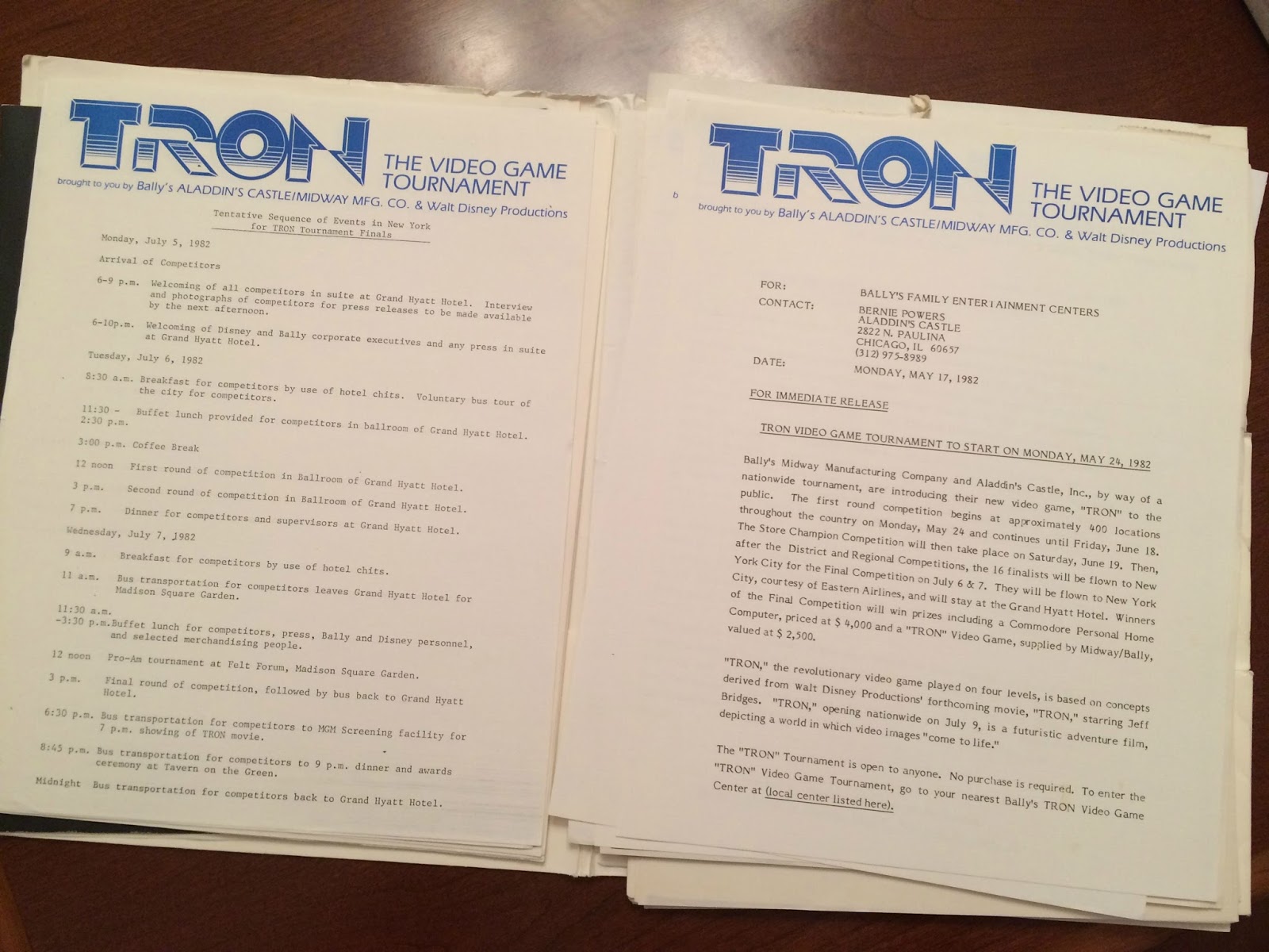 The Golden Age Arcade Historian: The 1982 Tron Tournament - eSports ...