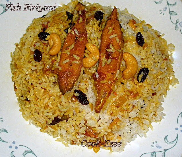 COOK-EZEE: Kerala Fish Biriyani/Pomfret Fish Biriyani(Malabar Style ...
