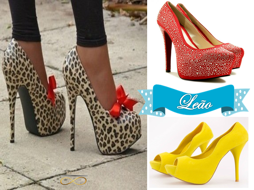 Signo e os tipos de sapatos