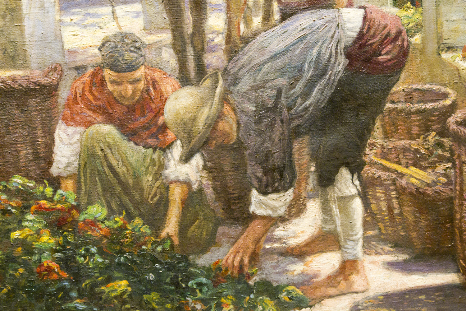 Recogiendo pimientos (Juan José Gárate) Arte-Paisaje