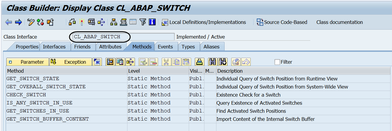 TECHSAP : SAP ABAP Switch Framework