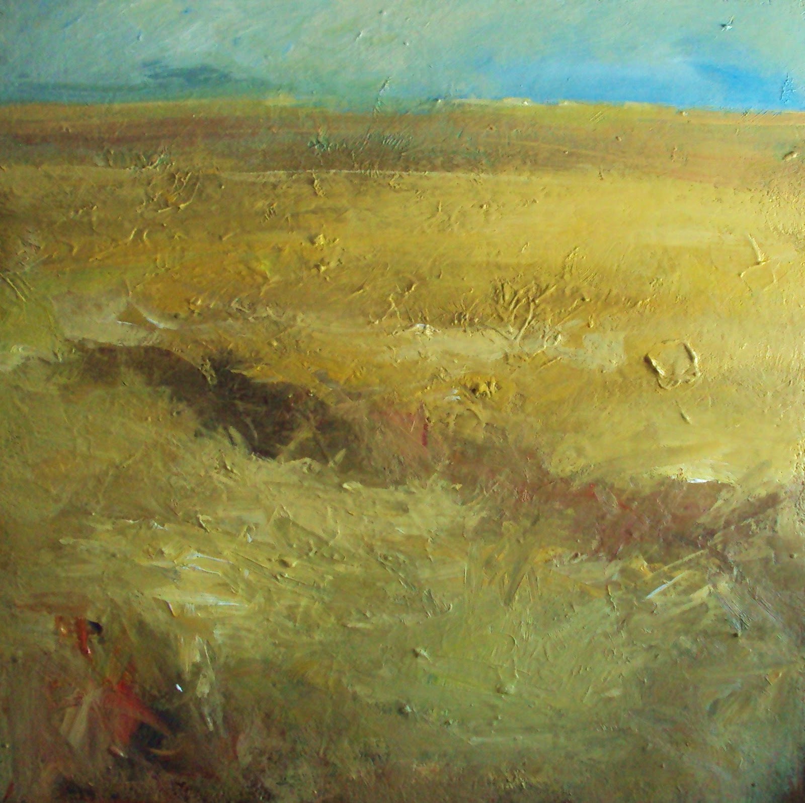 My new paintings: corn fields #3