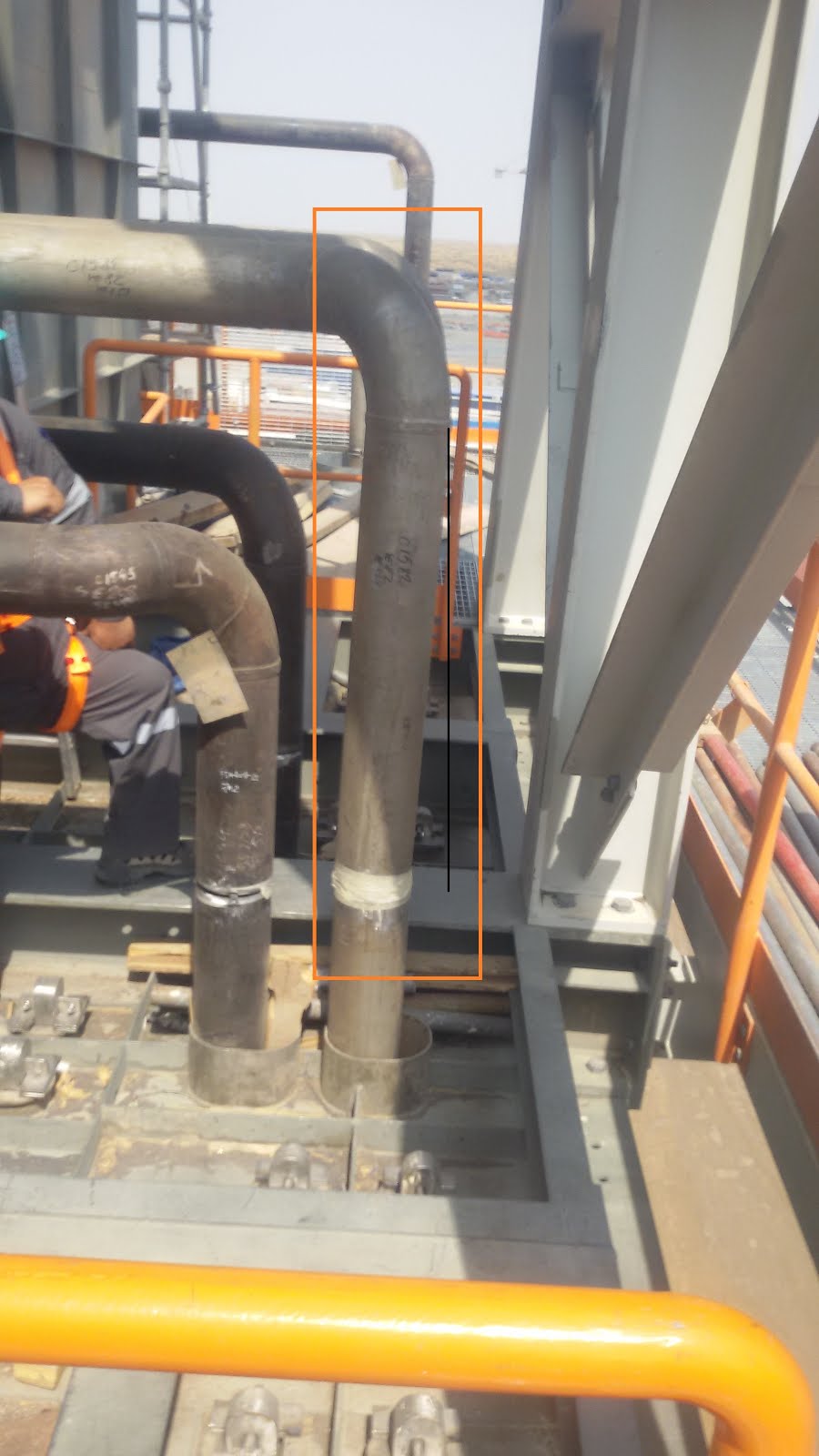 Materials & Welding: [MW:26672] piping vertical deflection tolerance.