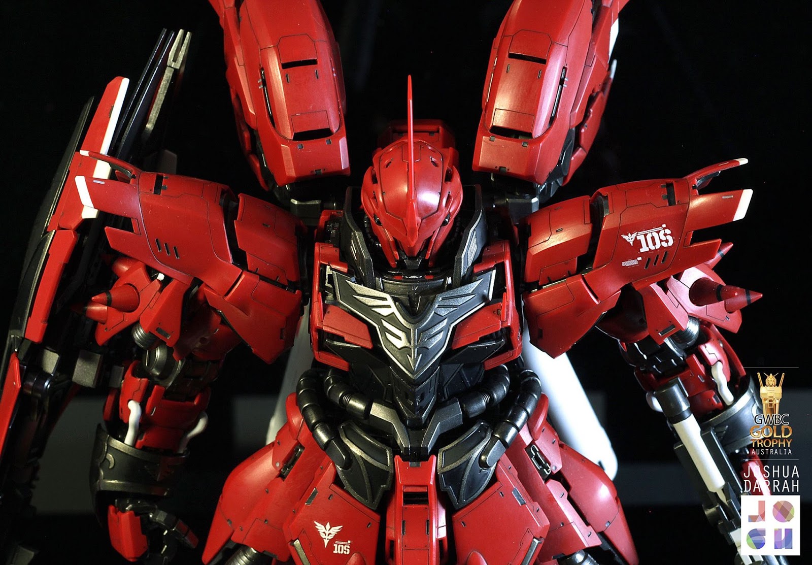 Custom Build: MG 1/100 MSN-06S Sinanju [GBWC 2015 Entry]