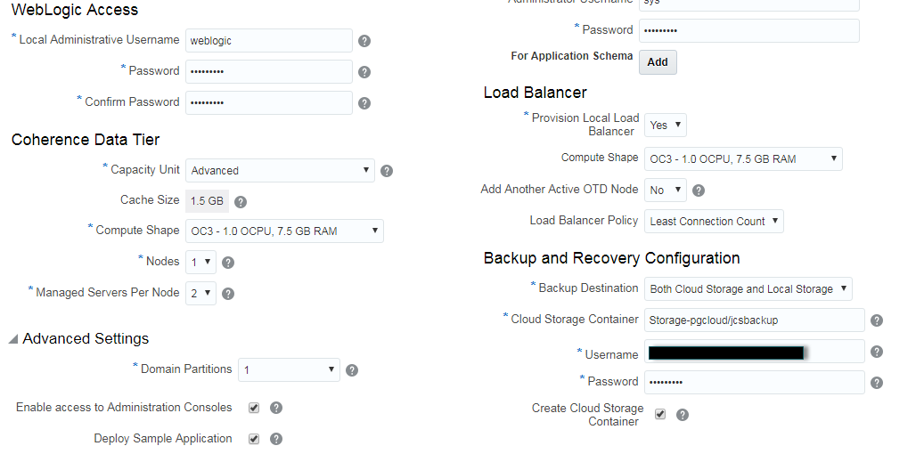 Pg S Oracle Soa Osb Tech Blog How To Provision An Oracle Java Cloud Service Instance