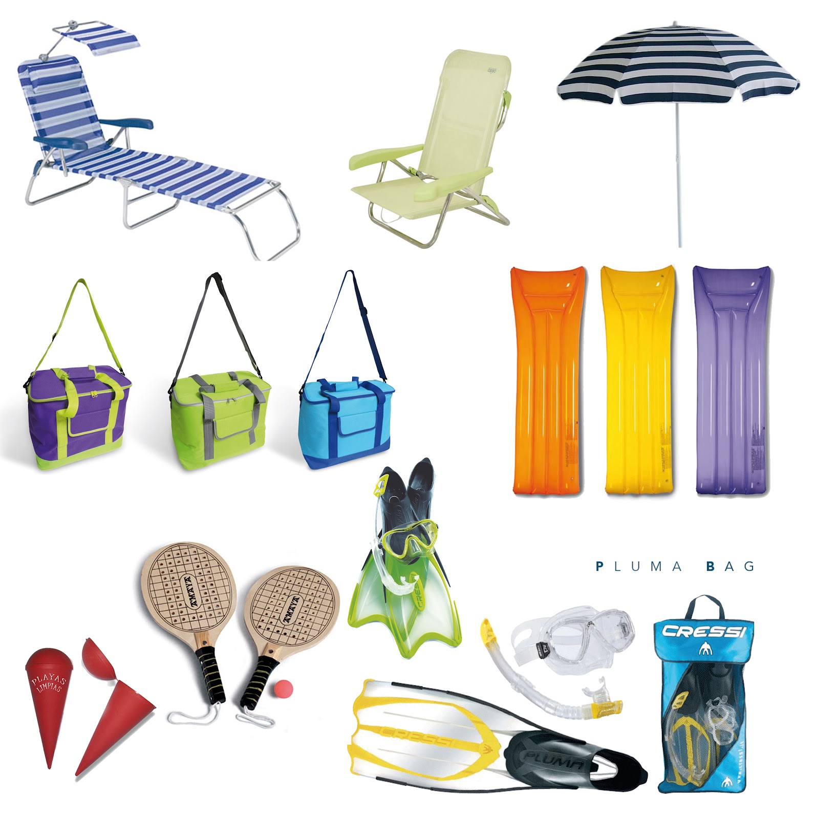 El Tocador de Inma: VERANO VERANITO - KITS PARA PLAYA