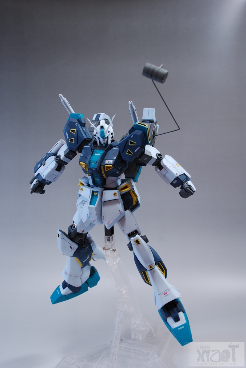 GUNDAM GUY: MG 1/100 RX-94 ν (nu) Gundam Mass Production - Customized Build