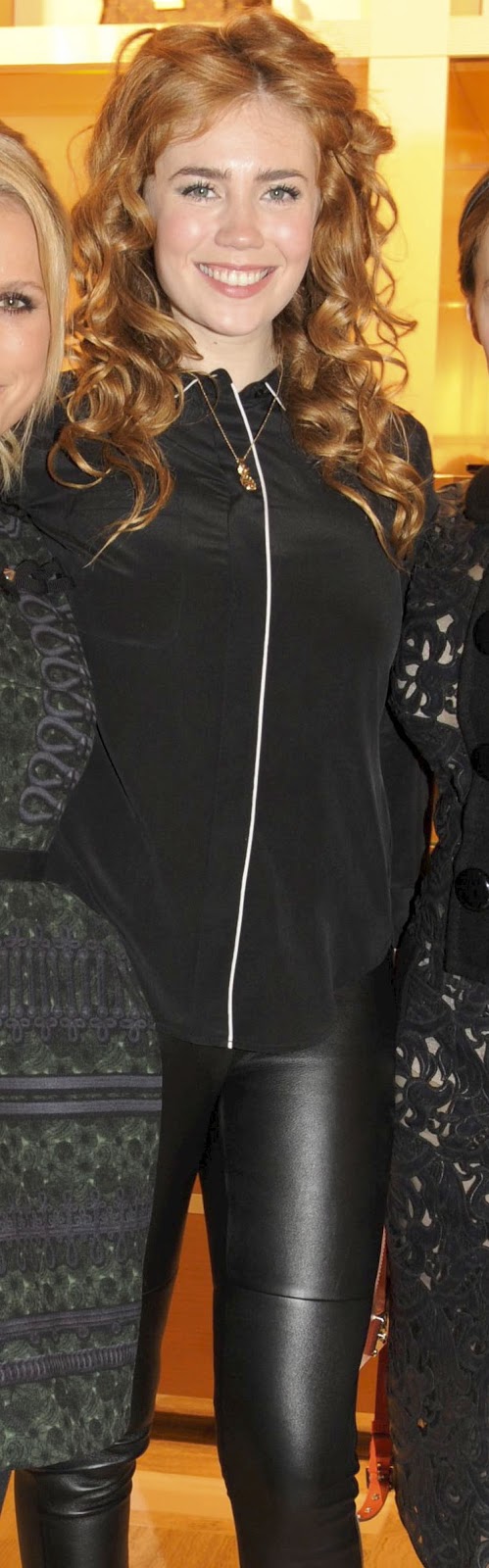 Lovely Ladies in Leather: Palina Rojinski in leather pants