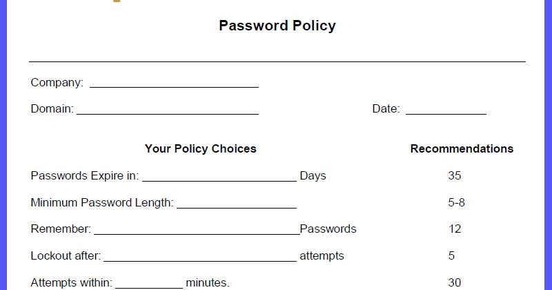 Small Biz Thoughts by Karl W. Palachuk: SOP Friday: Prudent Password ...