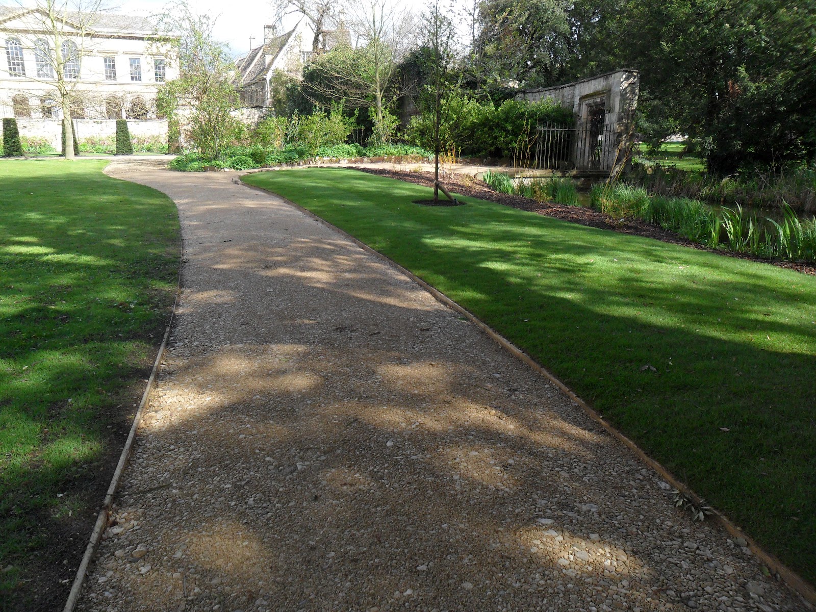 Worcester College Gardeners 2009-2018: Stump Border Path