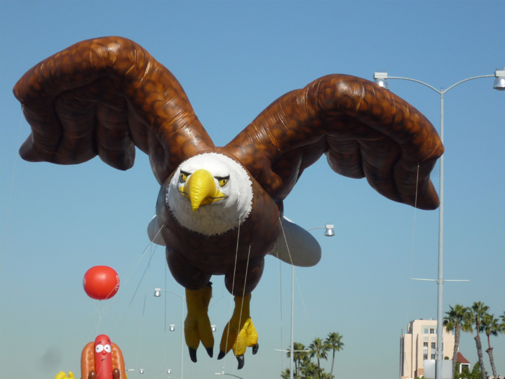 Venice Beach and The Big Balloon Parade