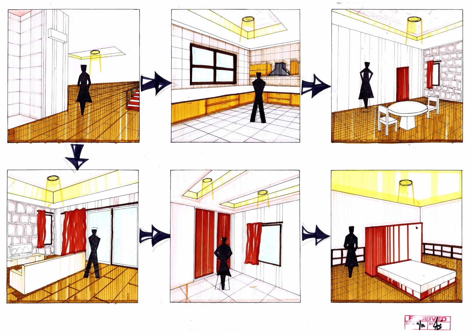 HaDiSa Design: STORY BOARD DRAWING & RENDERING