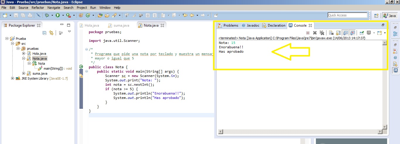 Java: Estructuras de Control
